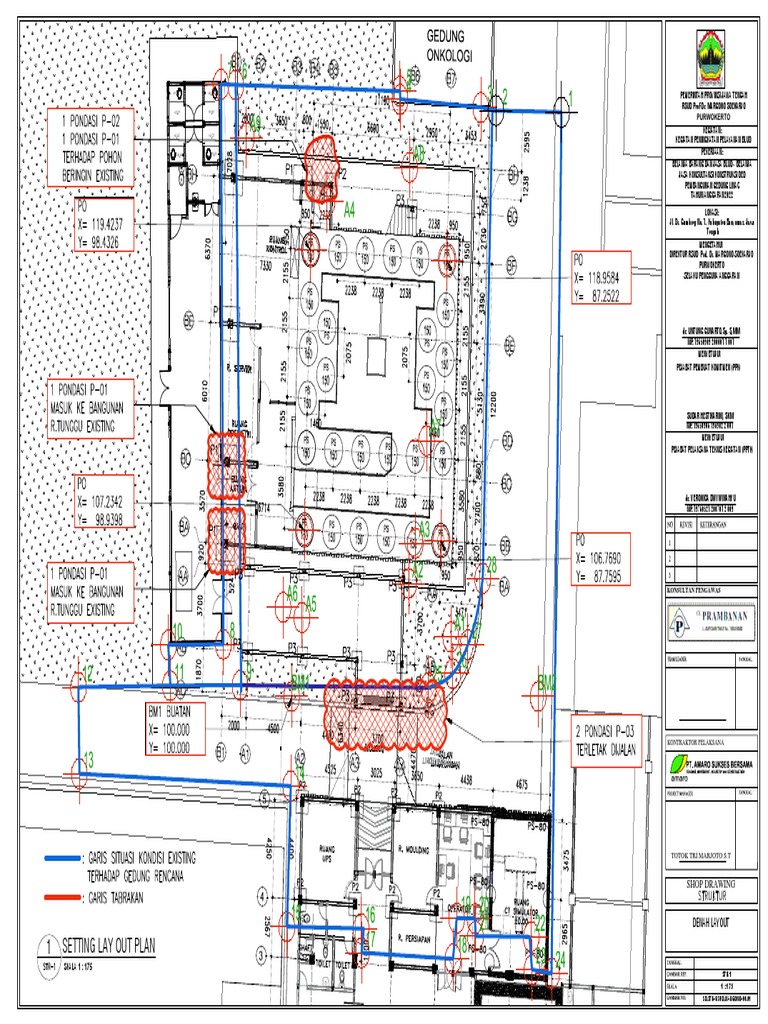 1 Setting Lay Out Plan: Rsud Prof Dr. Margono Soekarjo Purwokerto | PDF