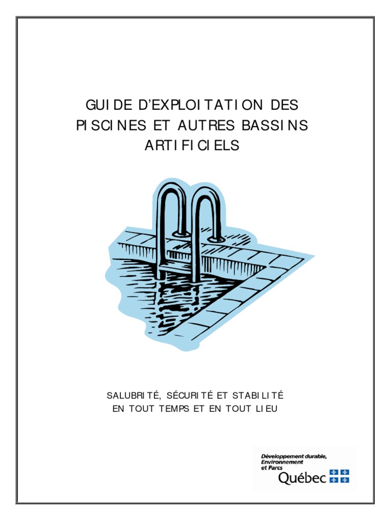 PISCINE Guide-Exploitation | PDF | Piscine | Baignade