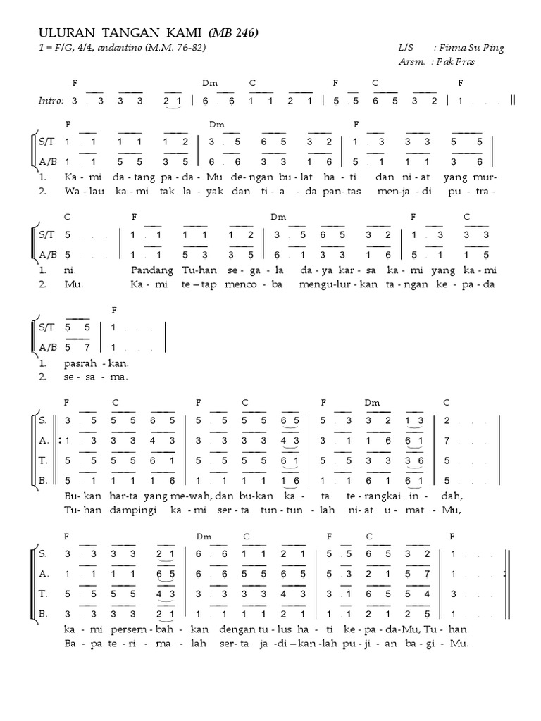 Uluran Tangan Kami | PDF