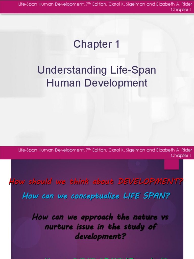 Understanding Life-Span Human Development | Download Free PDF ...