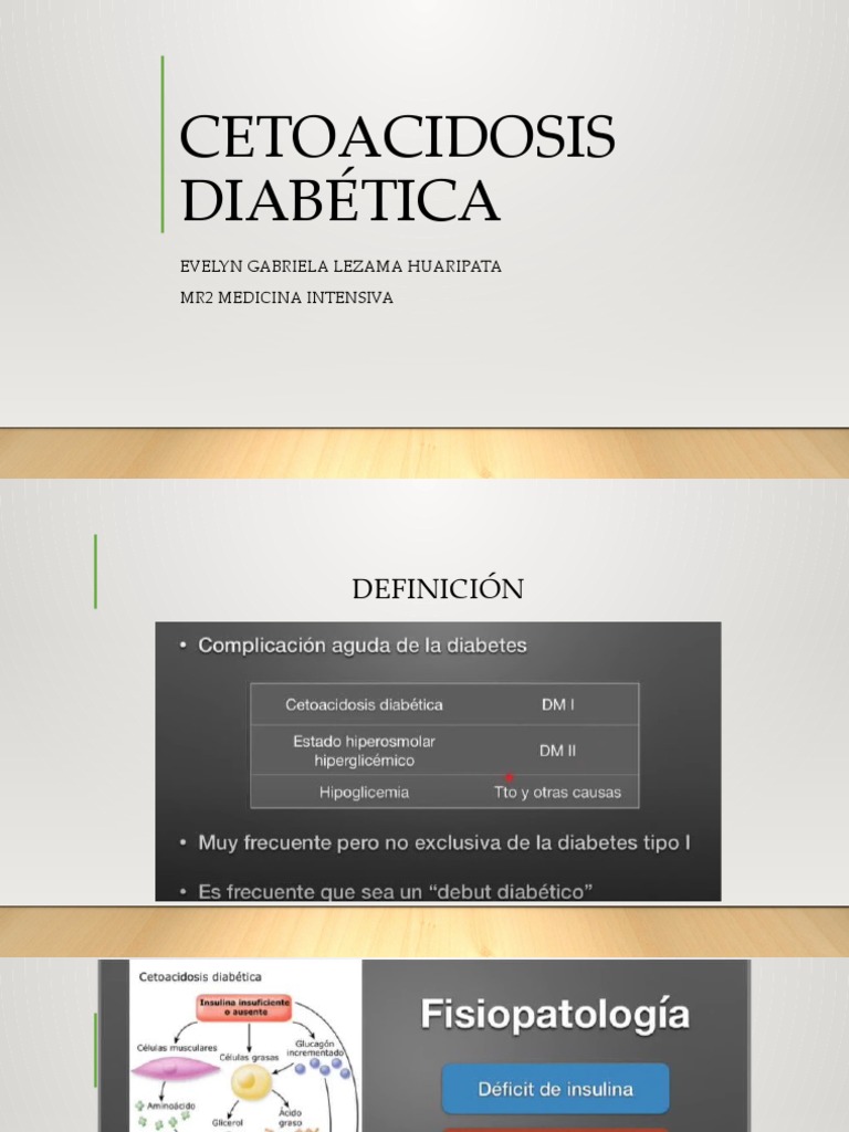 Cetoacidosis Diabética | PDF | Medicina CLINICA | Enfermedades y ...