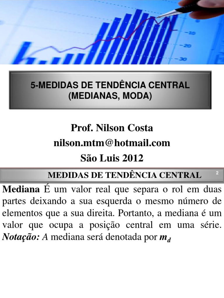 5 - Medidas de Tendencia Central (MEDIANAS, MODA) | PDF | Modo ...