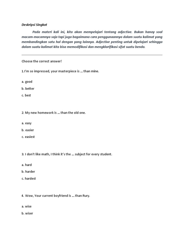 Post Test Comparison | PDF