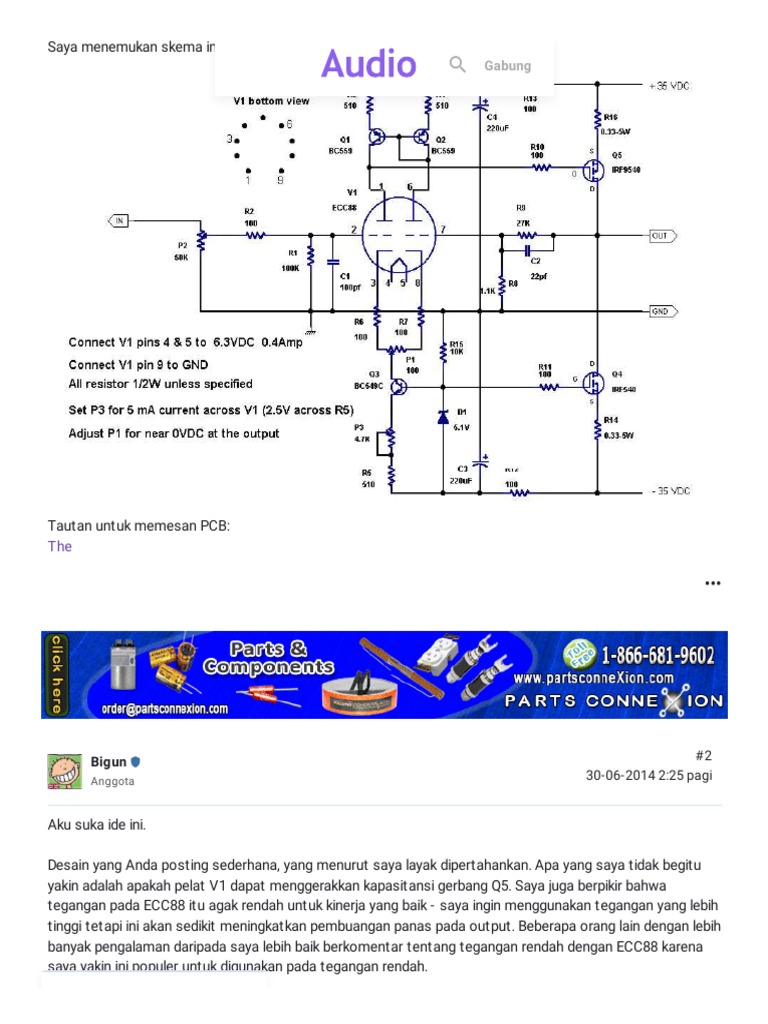 AMP POWER HYBRID KELAS A - Diyaudio | PDF