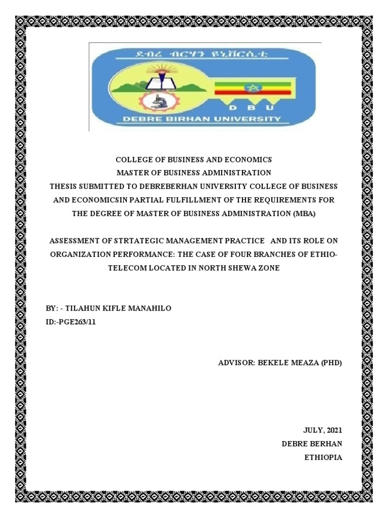 Jimma University | PDF | Strategic Management | Scheduling (Production ...