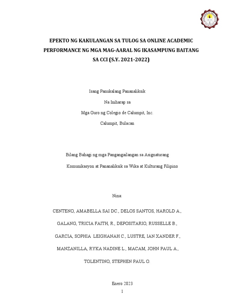 Format Sa Pagbasa Final Thesis | PDF