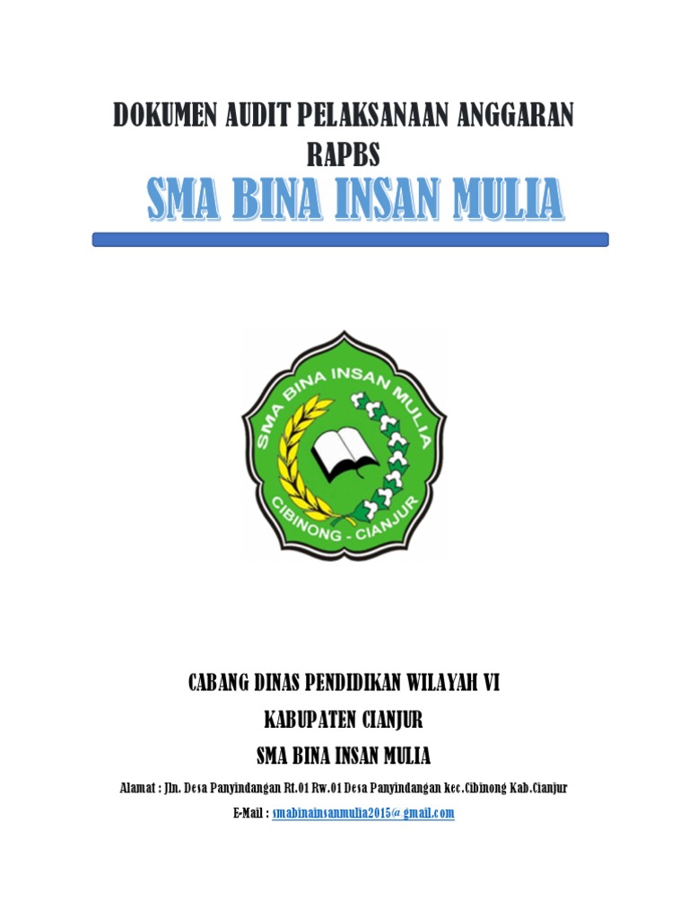 Dokumen Audit Pelaksanaan Anggaran Rapbs | PDF