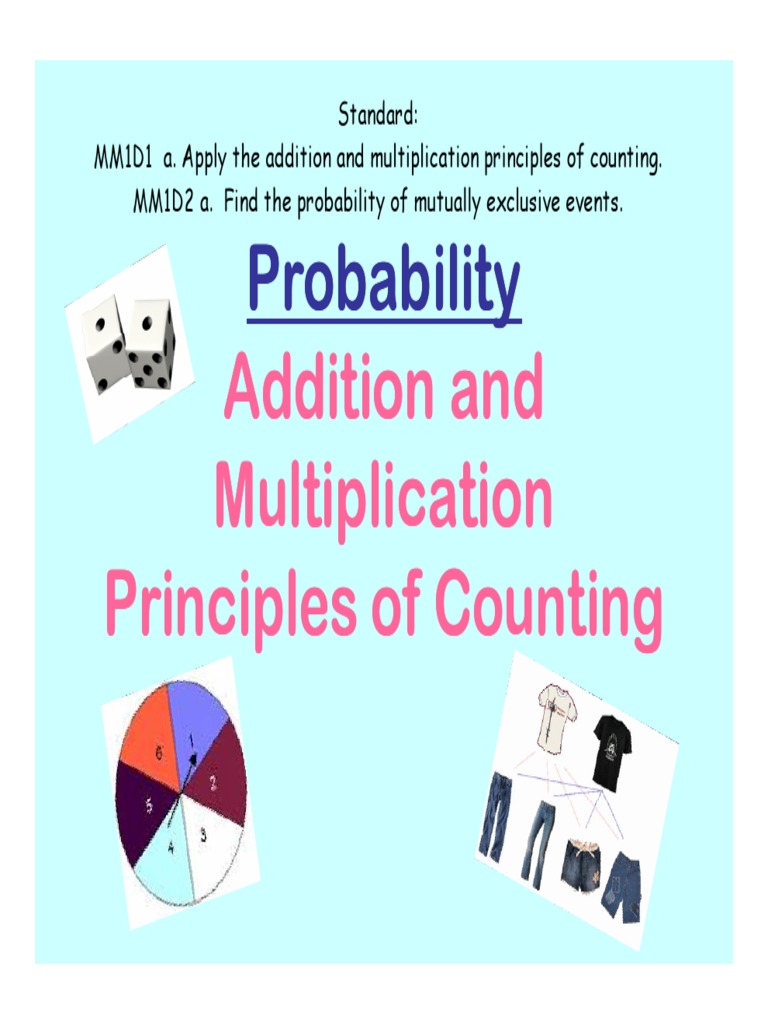Counting Principles | PDF | Probability | Sampling (Statistics) Counting Principles | PDF | Probability | Sampling (Statistics)