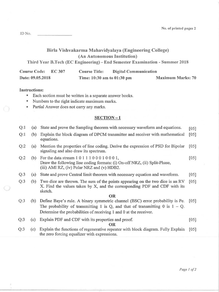 EC307 | PDF