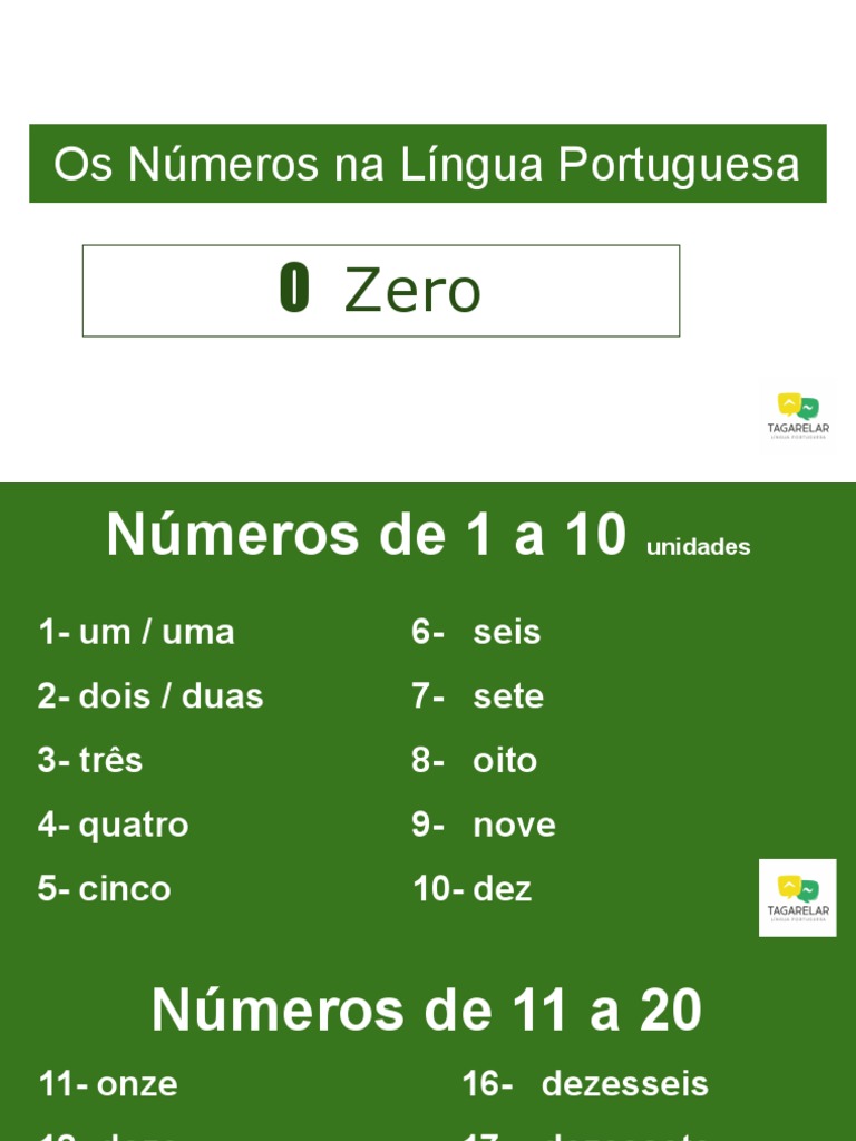 Números em Português: Guia Completo | PDF