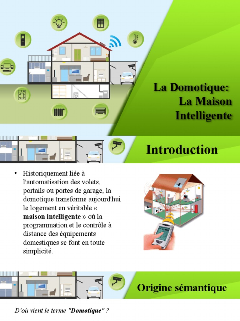 La Domotique et la Maison Intelligente | PDF | Domotique | Informatique