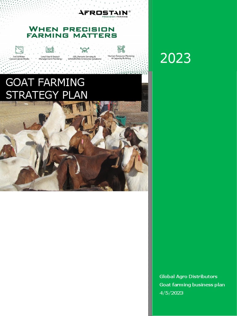 Global Agro Distributors Goat Farming Business Plan 4/5/2023 | PDF ...