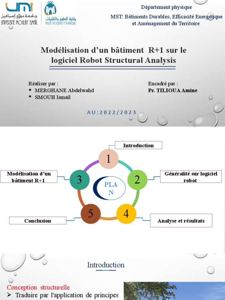 Modélisation D'un Bâtiment R+1 Sur Le Logiciel Robot Structural ...