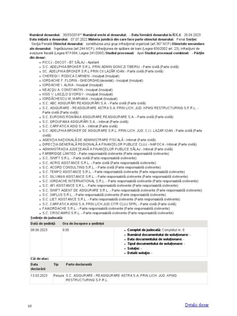 Detalii Dosar 638183848818065327 | PDF