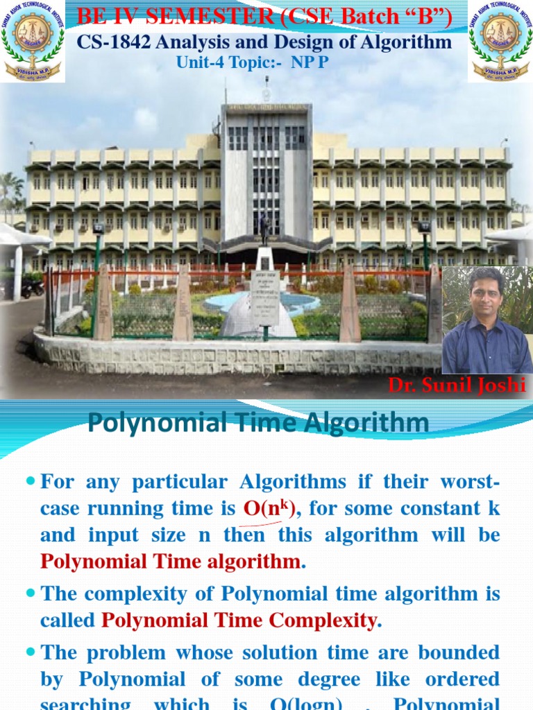 Day-38 30april2021 UNIT-5 NP Complete Class | PDF | Time Complexity | Computational Complexity ...