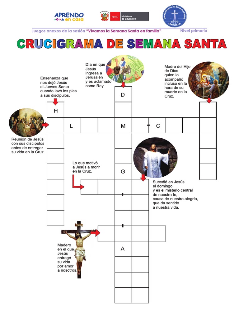 1 Crucigrama de Semana Santa PDF | PDF