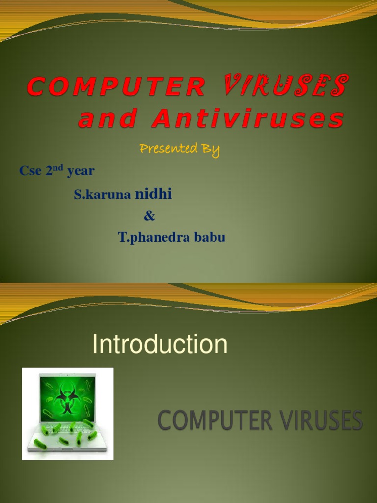 Virus and Antivirus | PDF | Computer Virus | Antivirus Software