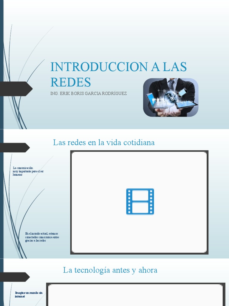 Introduccion A Las Redes: Ing. Erik Boris Garcia Rodríguez | PDF | Red ...