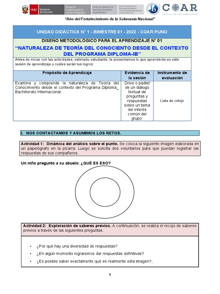 DMPA 1 TDC 2022 4to | PDF | Conocimiento | Aprendizaje