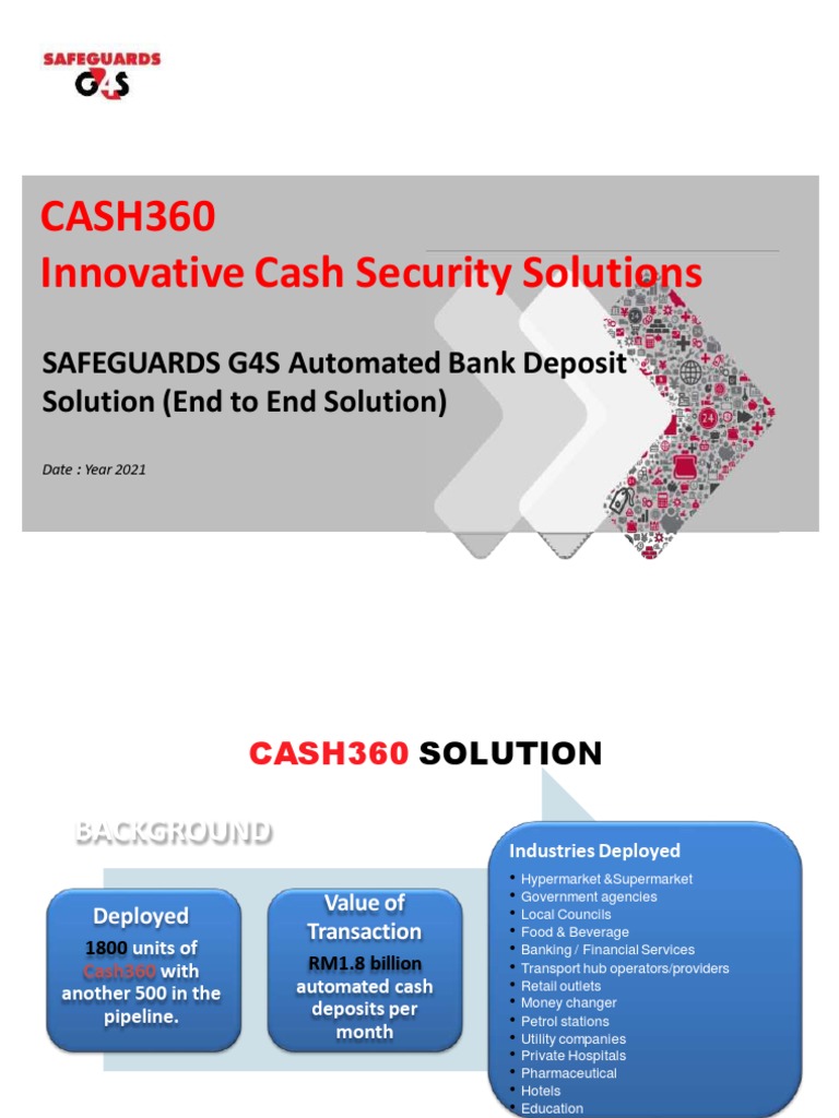 SG4S CASH 360 Presentation Zubir | PDF | Banks | Cash