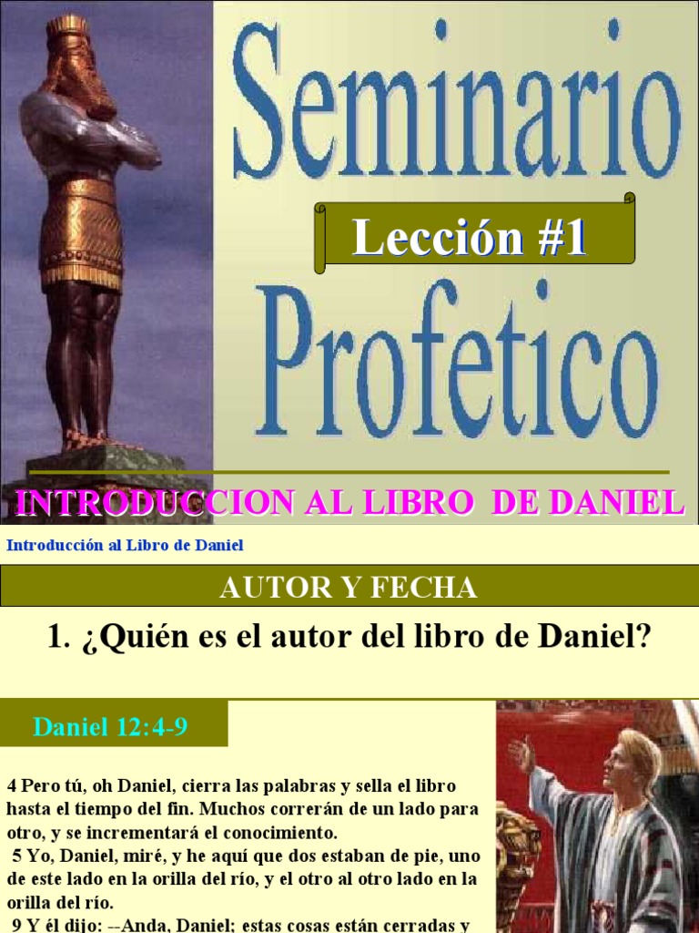 Lección #1: Introduccion Al Libro de Daniel | PDF | Libro de daniel | Daniel (figura bíblica)