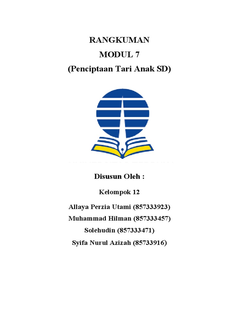 Rangkuman Modul 7 Pendidikan Seni Di SD | PDF