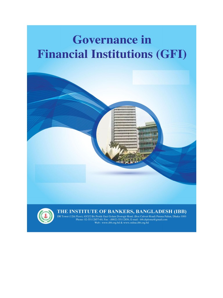 Governance in Financial Institutions GFI | PDF