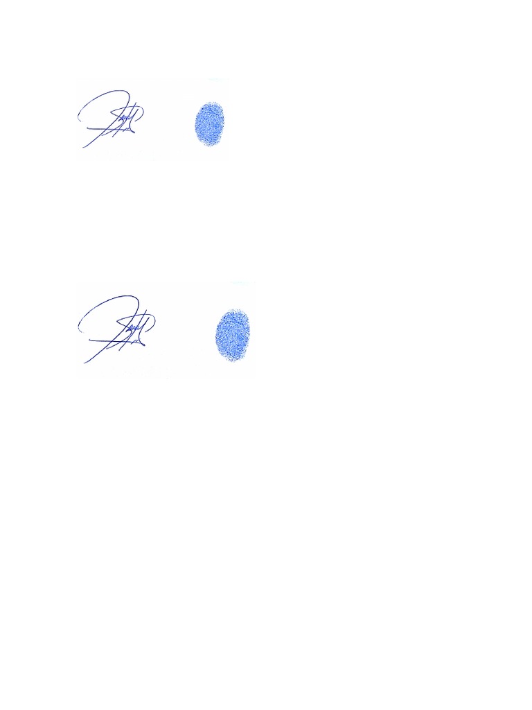 Firma y Huella | PDF
