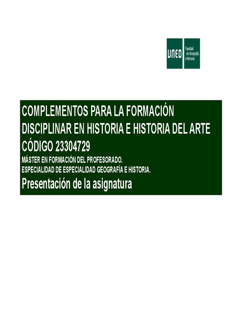 Presentacion Complementos PDF | PDF | Edades medias | Bibliografía