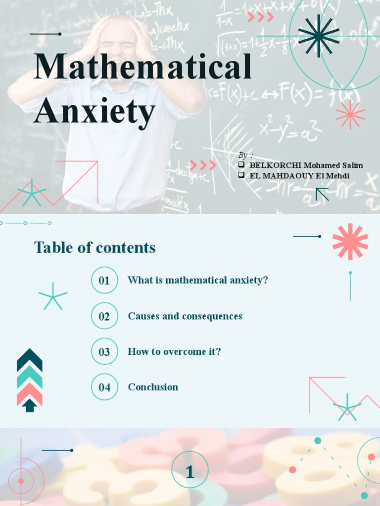 Maths Anxiety Ppt-English | PDF | Anxiety | Mathematics