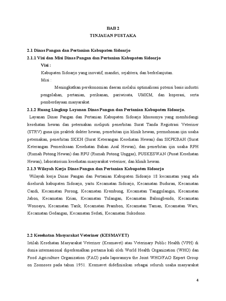 BAB 2 Laporan DINAS | PDF