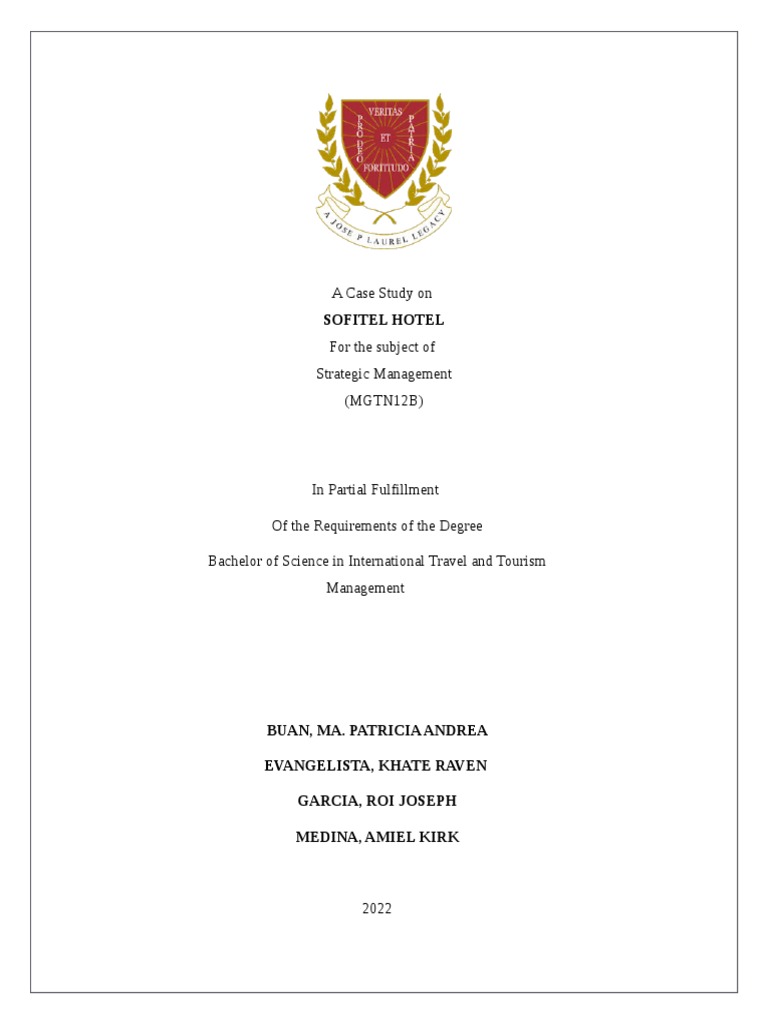 H430TTM Sofitel Case Study Paper | PDF | Hotel | Competitive Advantage