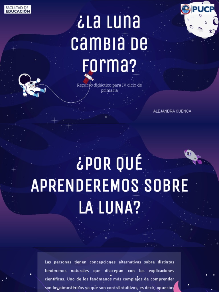 ¿La Luna Cambia de Forma - Alejandra Cuenca | PDF | Luna | Tierra