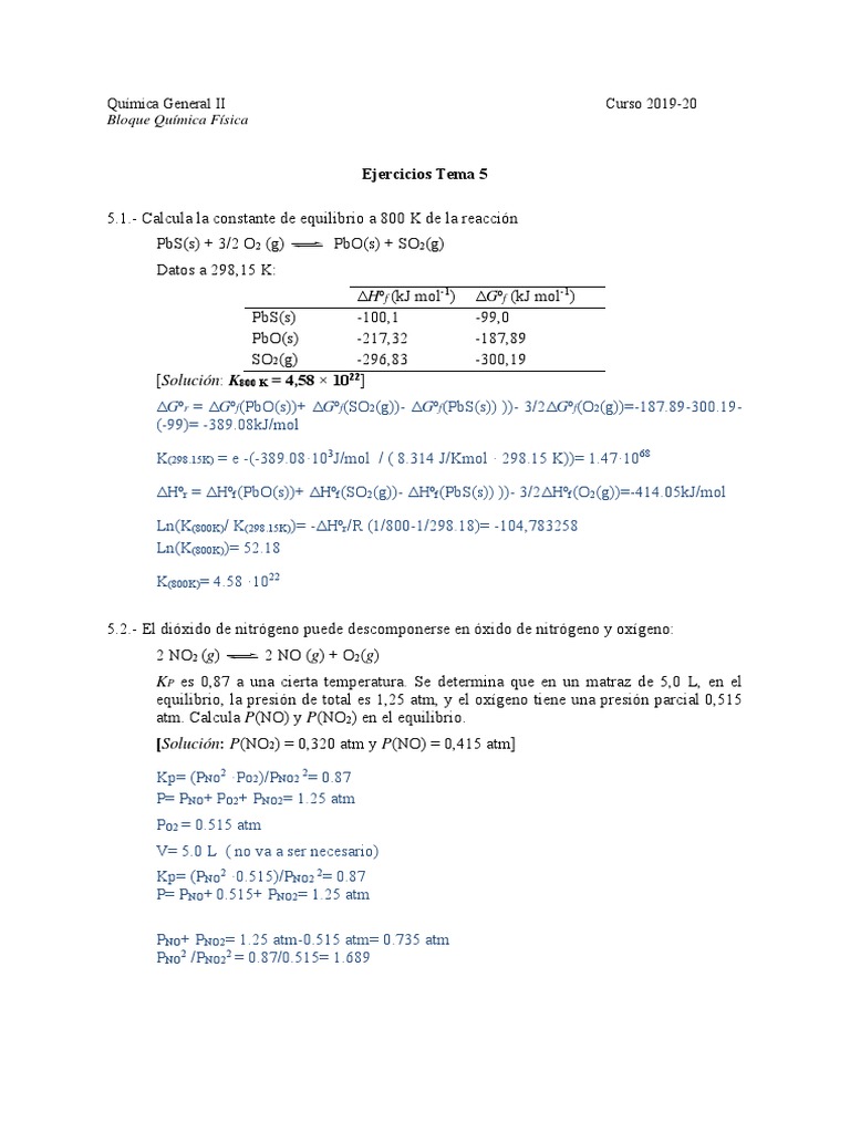Tema 5 Ejercicios Con Soluciones | PDF
