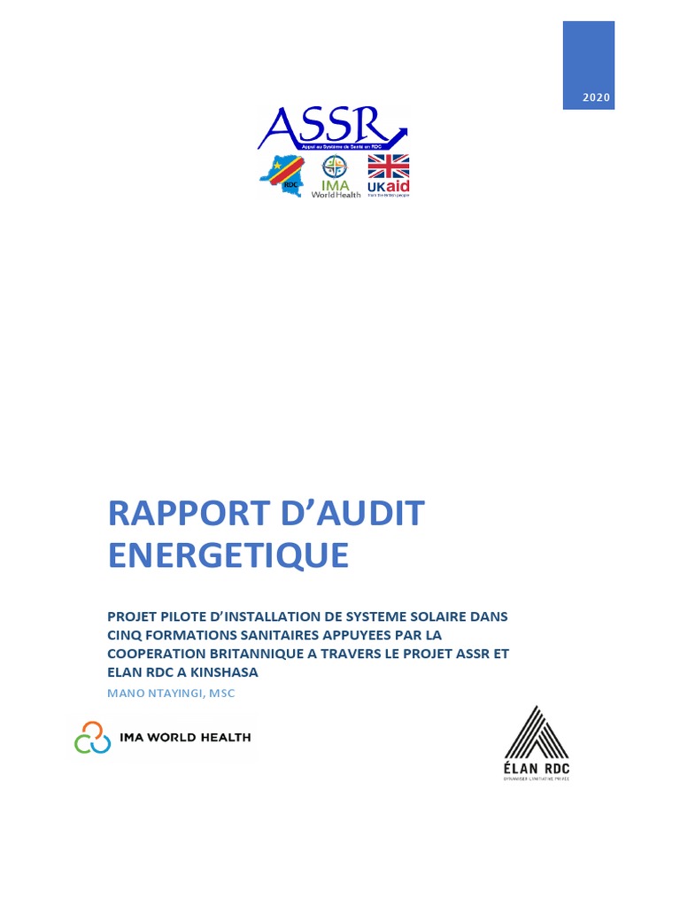Rapport D'Audit Energetique | PDF