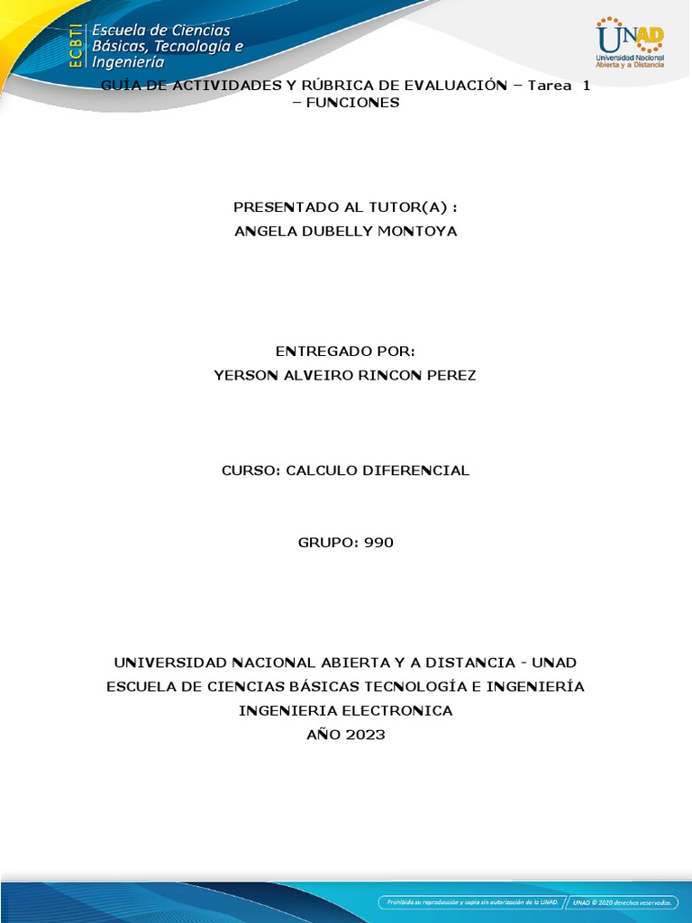 Anexo 1 - Ejercicios Tarea 1 | PDF | Matemáticas | Matemática Elemental