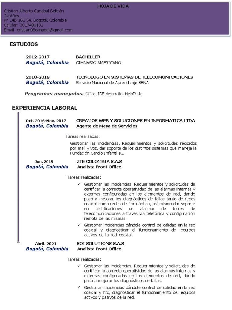 Estudios: Bogotá, Colombia | PDF | Colombia | Informática