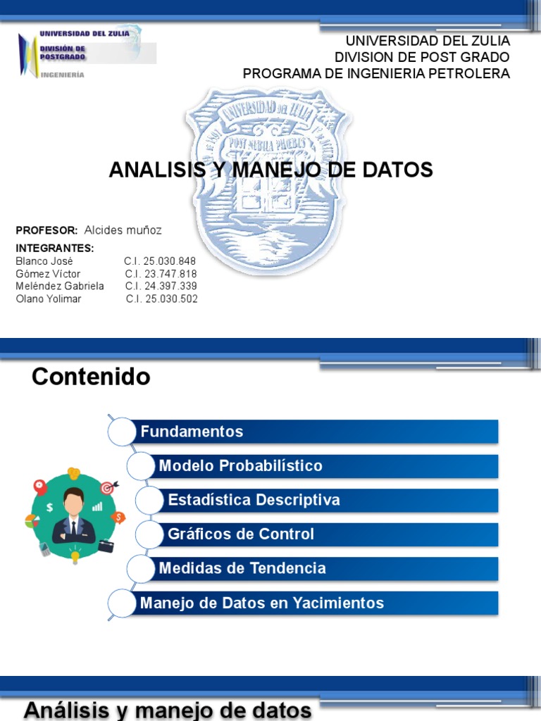 Análisis y Manejo de Datos en Yacimientos | PDF | Probabilidad ... Análisis y Manejo de Datos en Yacimientos | PDF | Probabilidad ...
