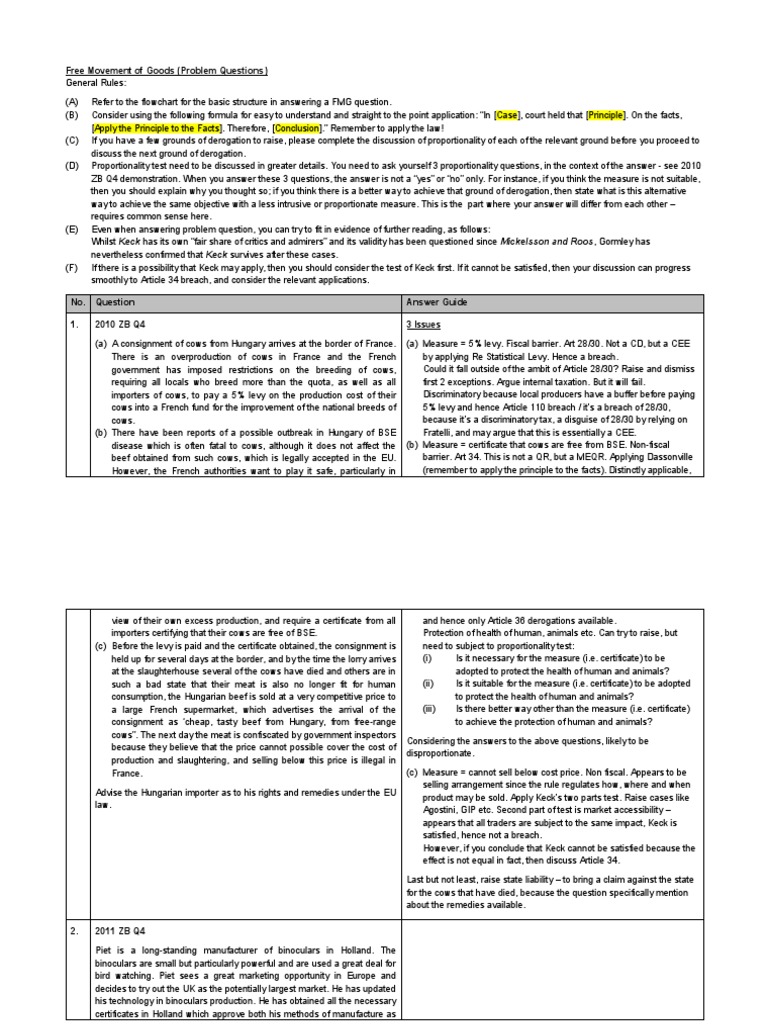 FMG Problem Questions (Filled Out) | PDF