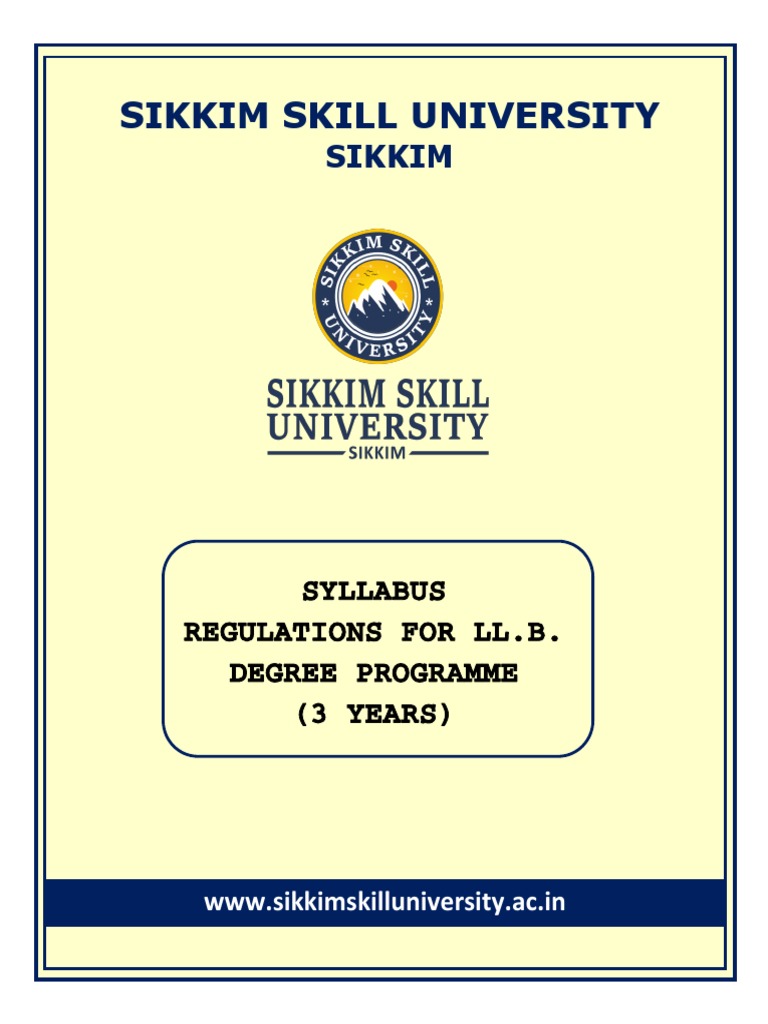 LLB Syllabus Ssu | Download Free PDF | Tort | Academic Degree