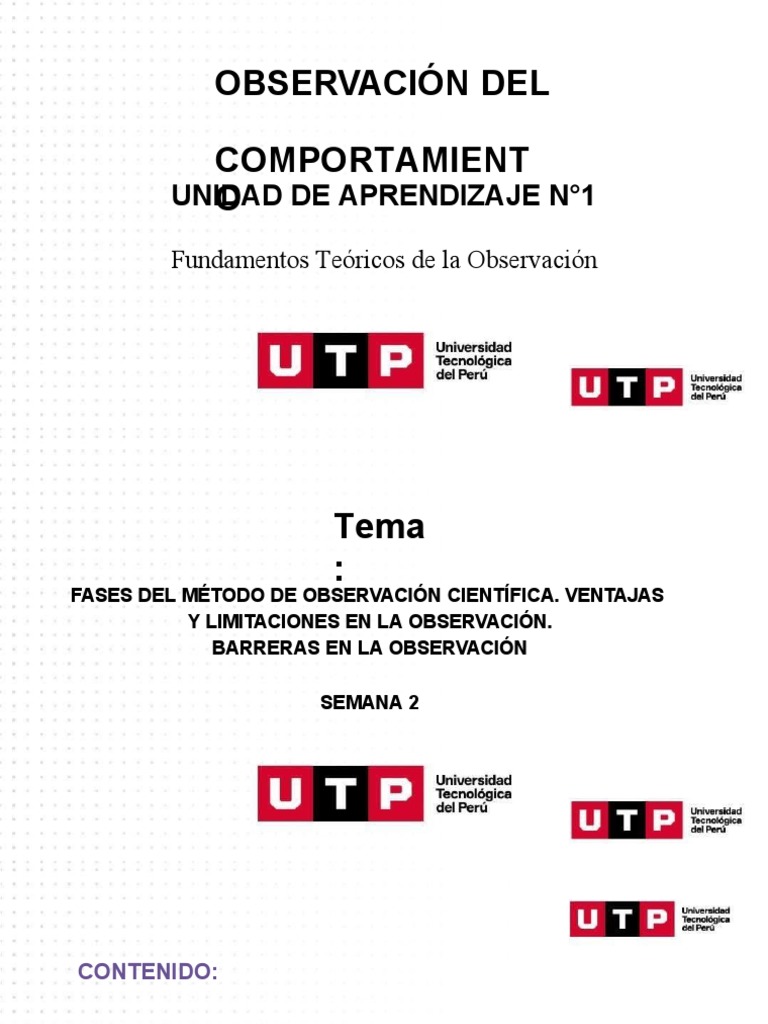 S02.s1 - Fases del Método de Observación | PDF | Método científico ...