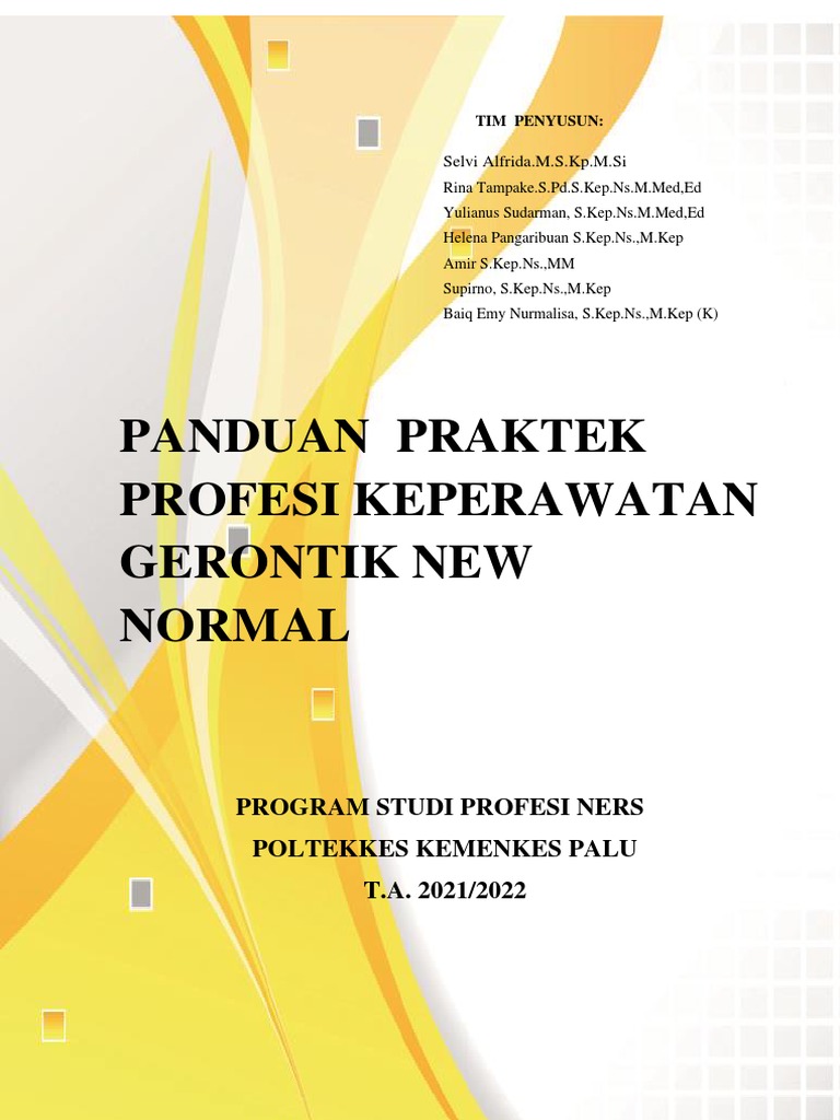 PANDUAN GERONTIK PROFESI NERS Angkatan 5 | PDF
