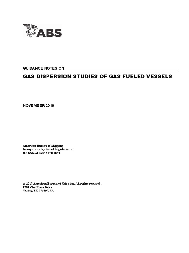 Gas Dispersion Guidelines for Vessels | PDF | Turbulence ...
