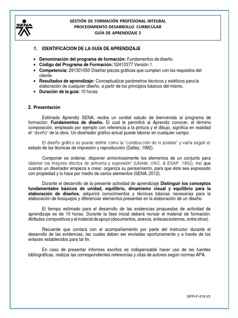 Guia Rap 3 | PDF | Diseño | Evidencia