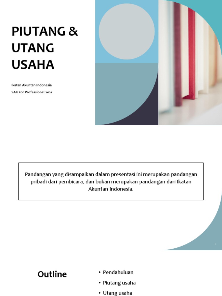 IAI - 091 PSAK 71 Piutang & Utang Usaha | PDF