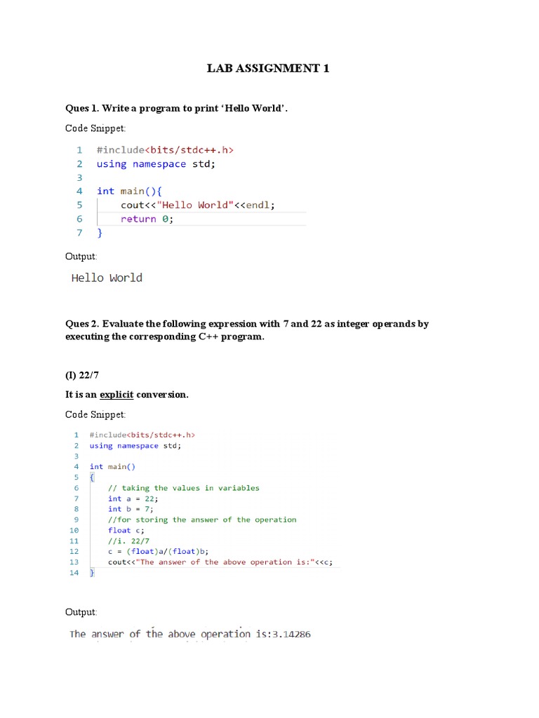 Ex 1 - Merged - Removed | Download Free PDF | Method (Computer Programming) | Programming