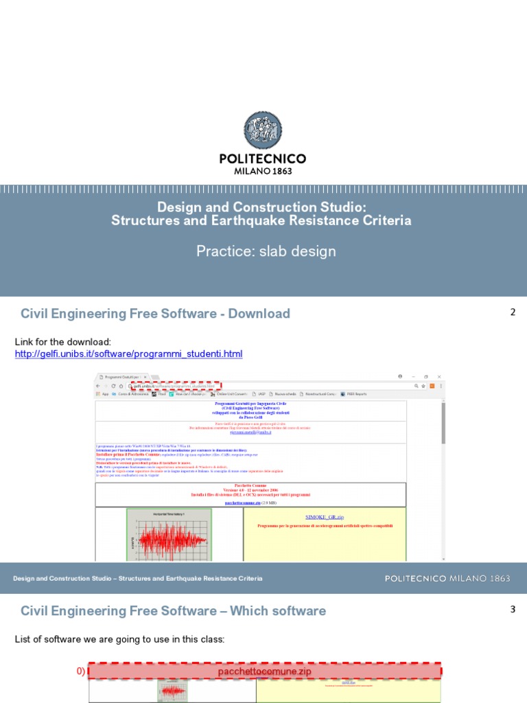 Practice: Slab Design: Design and Construction Studio: Structures and ...