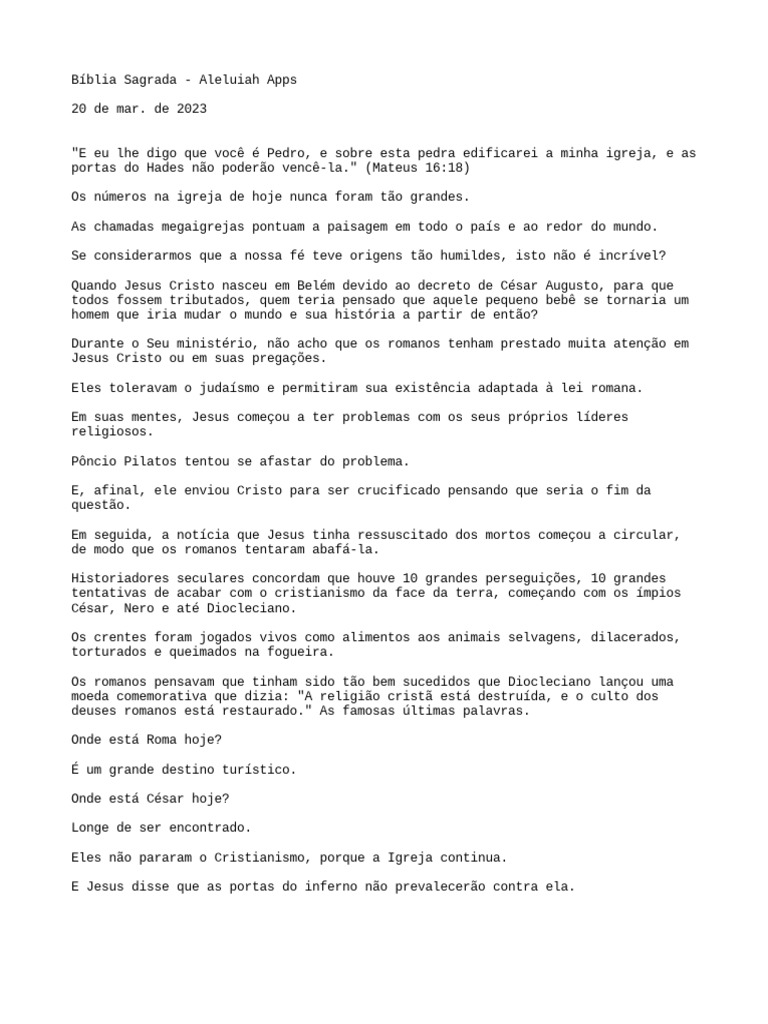 Bíblia Sagrada | PDF