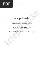 Kijito Cha Utakaso | PDF
