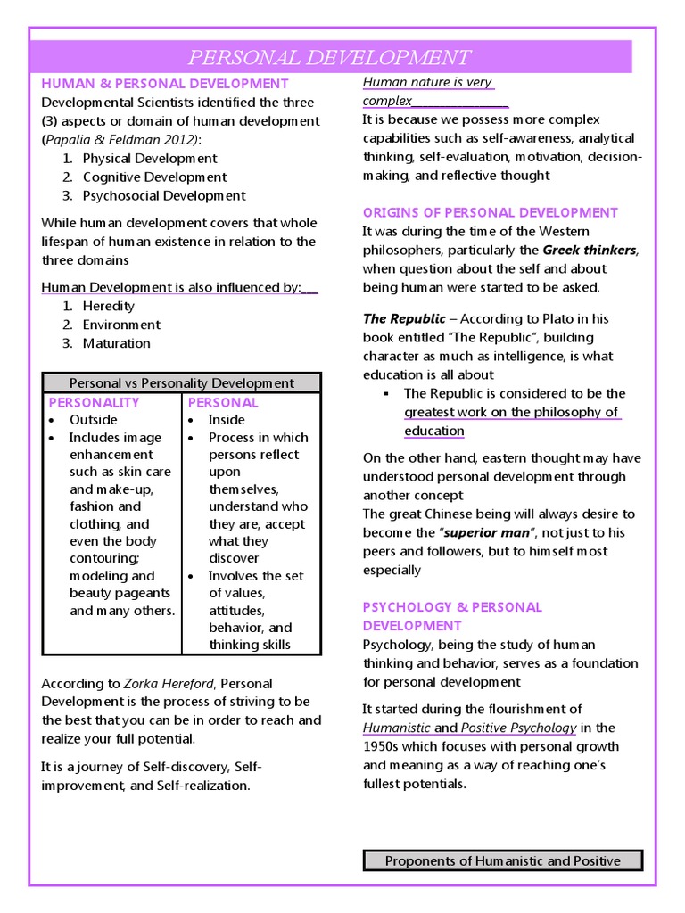 Perdev Notes | PDF | Leadership | Adolescence